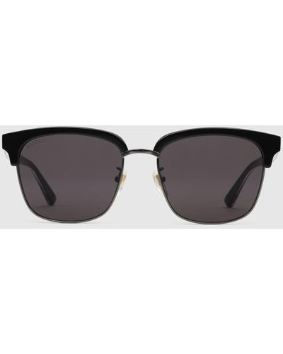 Gucci Rectangular Frame Sunglasses for Men - Up to 60% off | Lyst