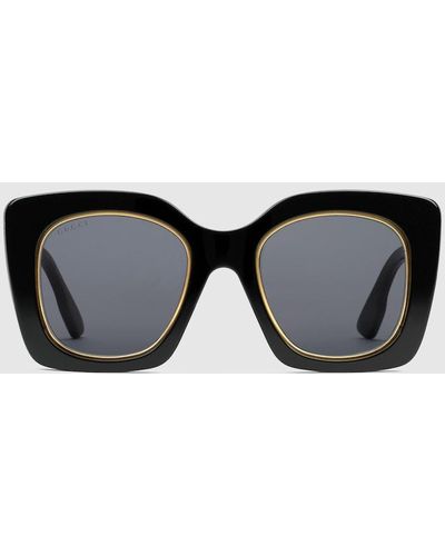 Gucci Square Frame Sunglasses for Women - Up to 45% off | Lyst