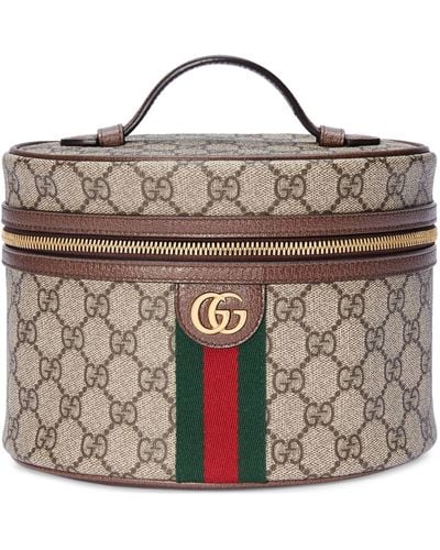 Natural Gucci Makeup bags and cosmetic cases for Women | Lyst
