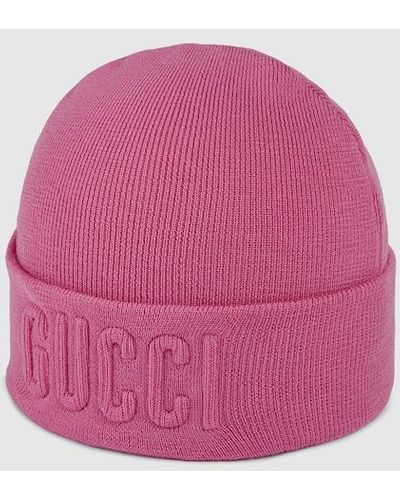 Pink Gucci Hats for Men | Lyst