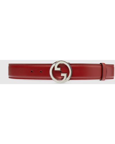 Red Gucci Belts for Men | Lyst