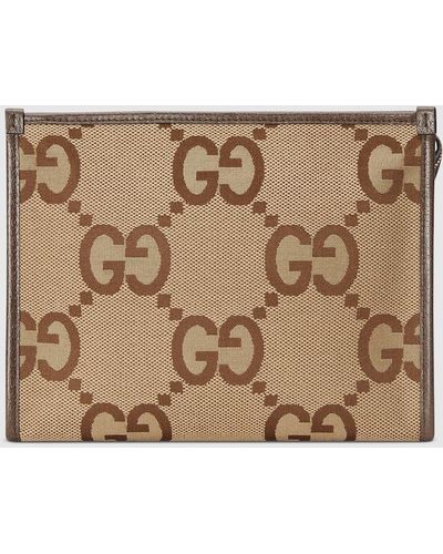 Natural Gucci Pouches and wristlets for Men | Lyst