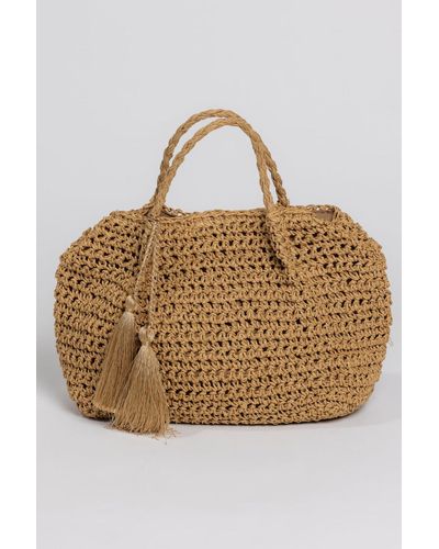 Women's Hat Attack Beach bag tote and straw bags from $128 | Lyst