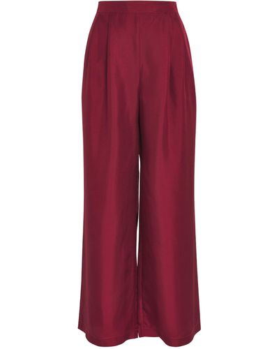 Red Asceno Pants for Women | Lyst