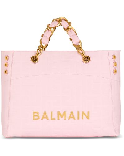 Pink Balmain Bags for Women | Lyst