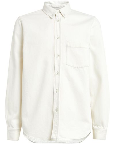 White WOOD WOOD Shirts for Men | Lyst
