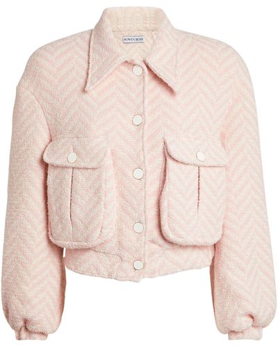 Pink ROWEN ROSE Jackets for Women | Lyst
