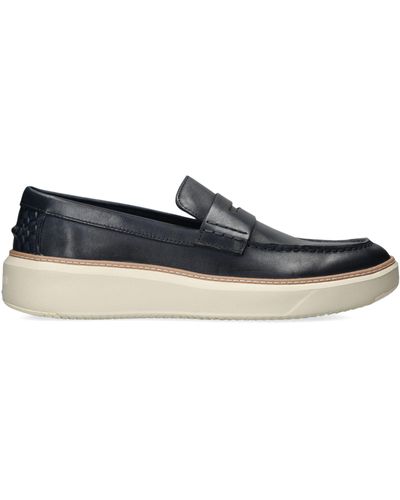 Blue Cole Haan Slip-on shoes for Men | Lyst