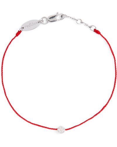 Red and White Bracelets for Women | Lyst