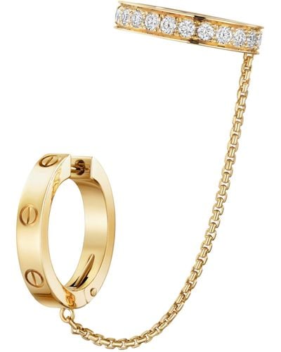 Metallic Cartier Earrings and ear cuffs for Women | Lyst