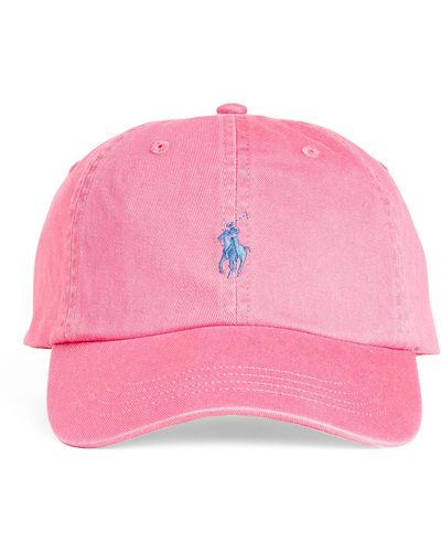 Pink Polo Ralph Lauren Hats for Men | Lyst