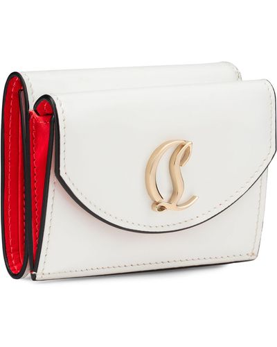 White Christian Louboutin Wallets and cardholders for Women | Lyst