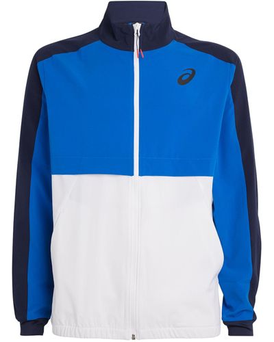 Blue Asics Jackets for Men | Lyst