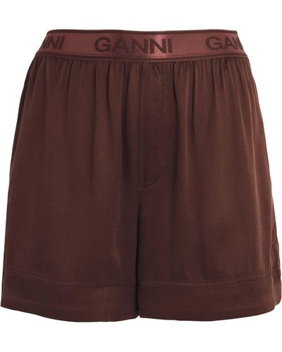 Satin Shorts for Women | Lyst