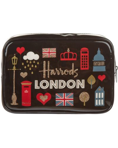 Black Harrods Makeup bags and cosmetic cases for Women | Lyst