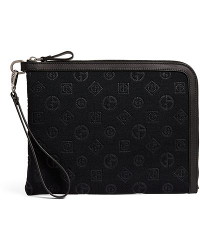 Giorgio Armani Pouches and wristlets for Men | Online Sale up to 30% ...