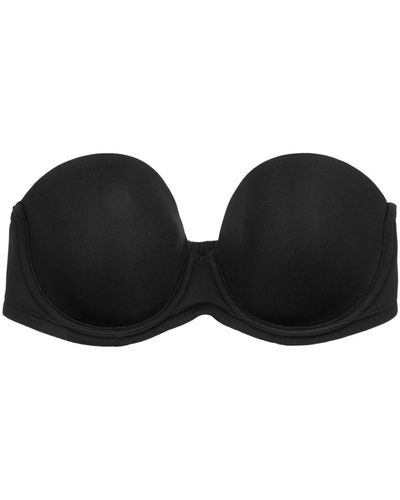 Black and Red Bras for Women | Lyst