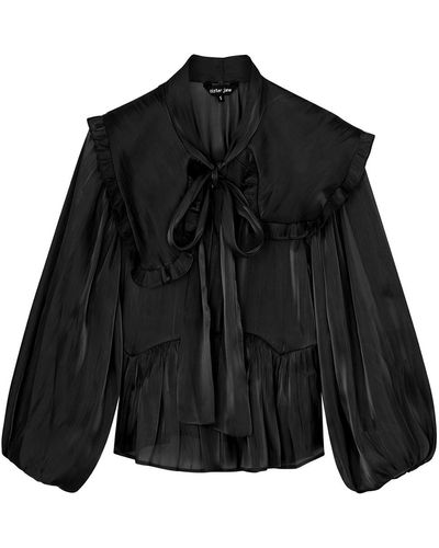 Taffeta Blouses for Women - Up to 65% off | Lyst