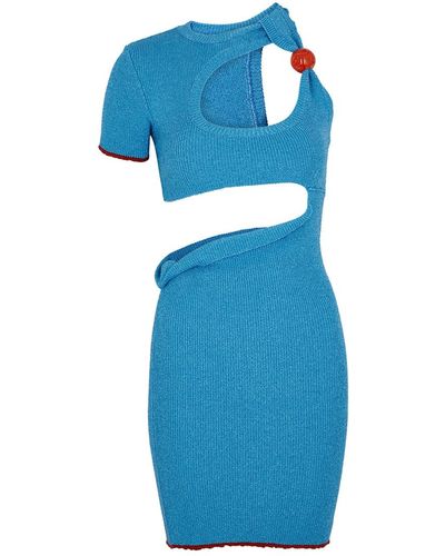Blue Cut Out Dresses for Women - Up to 80% off | Lyst