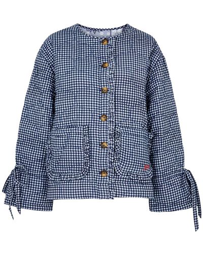 Blue Damson Madder Jackets for Women | Lyst