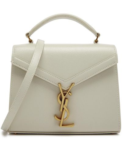 Natural Saint Laurent Top-handle bags for Women | Lyst