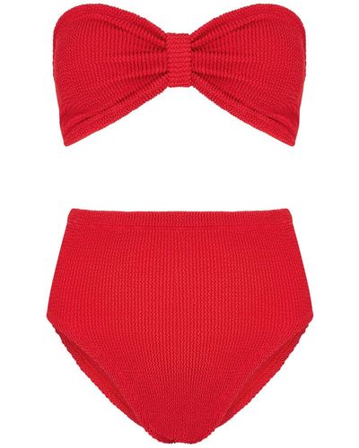 Red Hunza G Beachwear and swimwear outfits for Women | Lyst