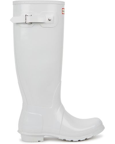 White HUNTER Boots for Women | Lyst