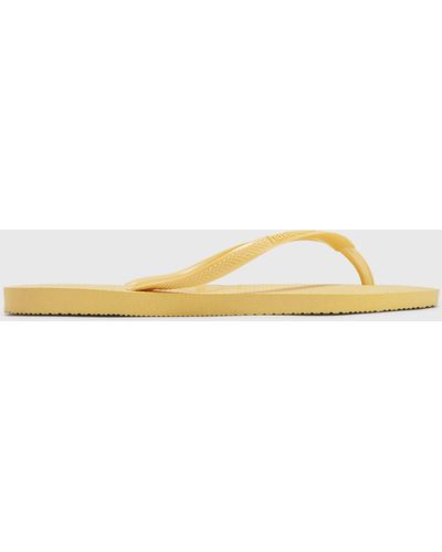 Yellow Havaianas Flats and flat shoes for Women | Lyst