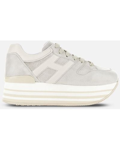 White Hogan Sneakers for Women | Lyst