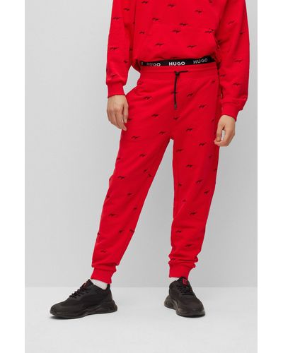 Red HUGO Activewear for Men | Lyst