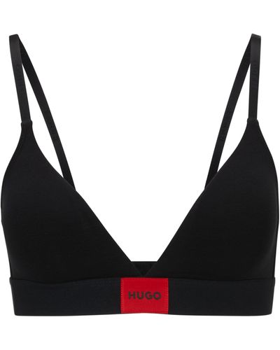 Black and Red Bras for Women | Lyst
