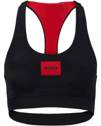 Black and Red Bras for Women | Lyst