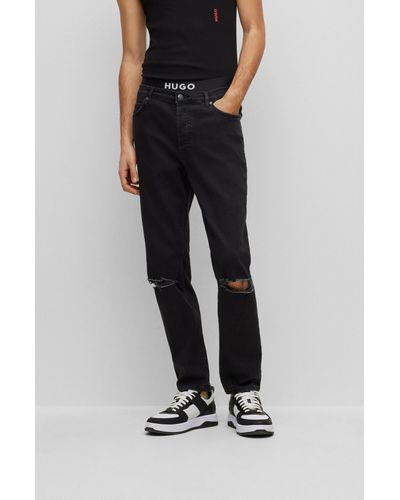 Black HUGO Jeans for Men | Lyst