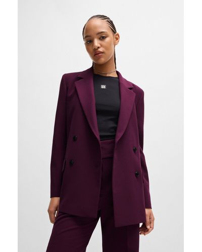 Purple HUGO Jackets for Women | Lyst