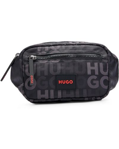 Black HUGO Belt Bags and Fanny Packs for Men | Lyst