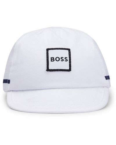 White BOSS Hats for Men | Lyst