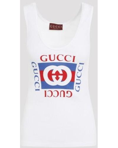 Gucci Sleeveless and tank tops for Women | Online Sale up to 60% off | Lyst