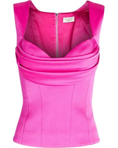 Pink Rozie Corsets Tops for Women | Lyst