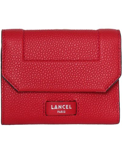 Red Lancel Wallets and cardholders for Women | Lyst