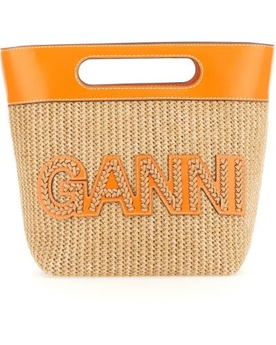 Ganni Beach bag tote and straw bags for Women | Online Sale up to 60% ...