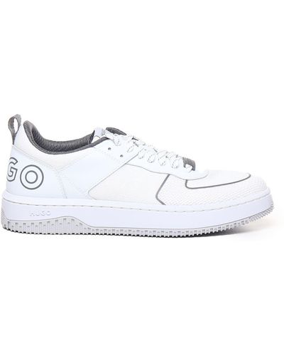 White BOSS Sneakers for Men | Lyst