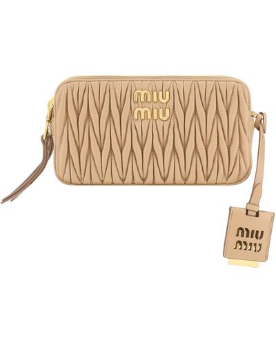 Natural Miu Miu Shoulder bags for Women | Lyst
