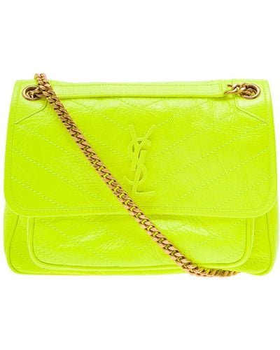 Yellow Saint Laurent Shoulder bags for Women | Lyst