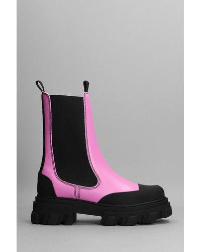 Pink Combat Boots for Women - Up to 60% off | Lyst