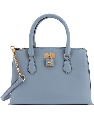Blue Michael Kors Satchel bags and purses for Women | Lyst