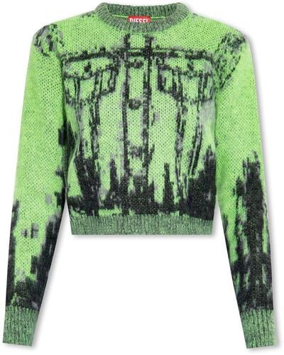 Green DIESEL Knitwear for Women | Lyst