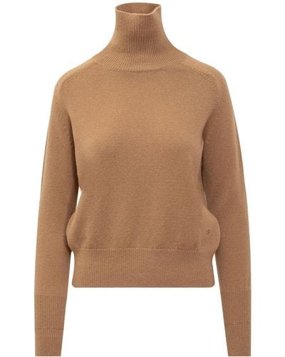 Natural Victoria Beckham Knitwear for Women | Lyst