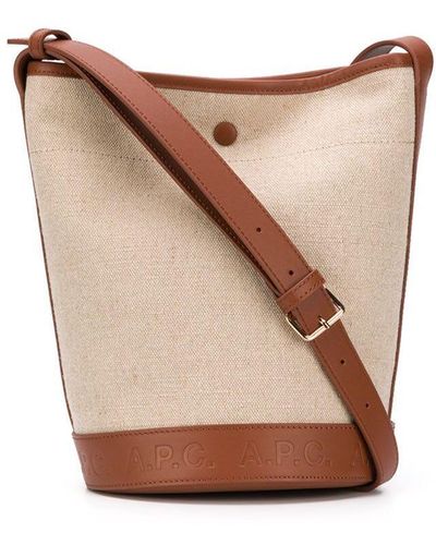 Natural A.P.C. Bucket bags and bucket purses for Women | Lyst