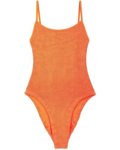 Orange Hunza G Beachwear and swimwear outfits for Women | Lyst