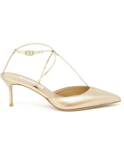 Gold Pump shoes for Women | Lyst